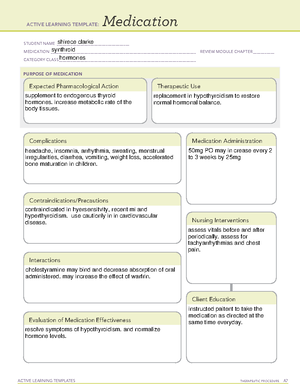 Amlodipine - Med template - ACTIVE LEARNING TEMPLATES THERAPEUTIC ...
