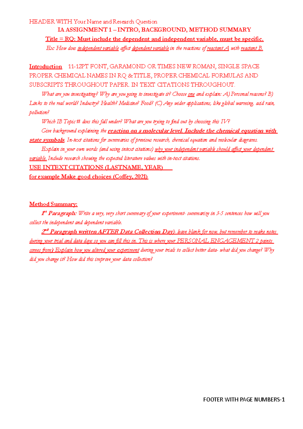 2023 IA Template FULL Draft - IA ASSIGNMENT 1 – INTRO, BACKGROUND ...