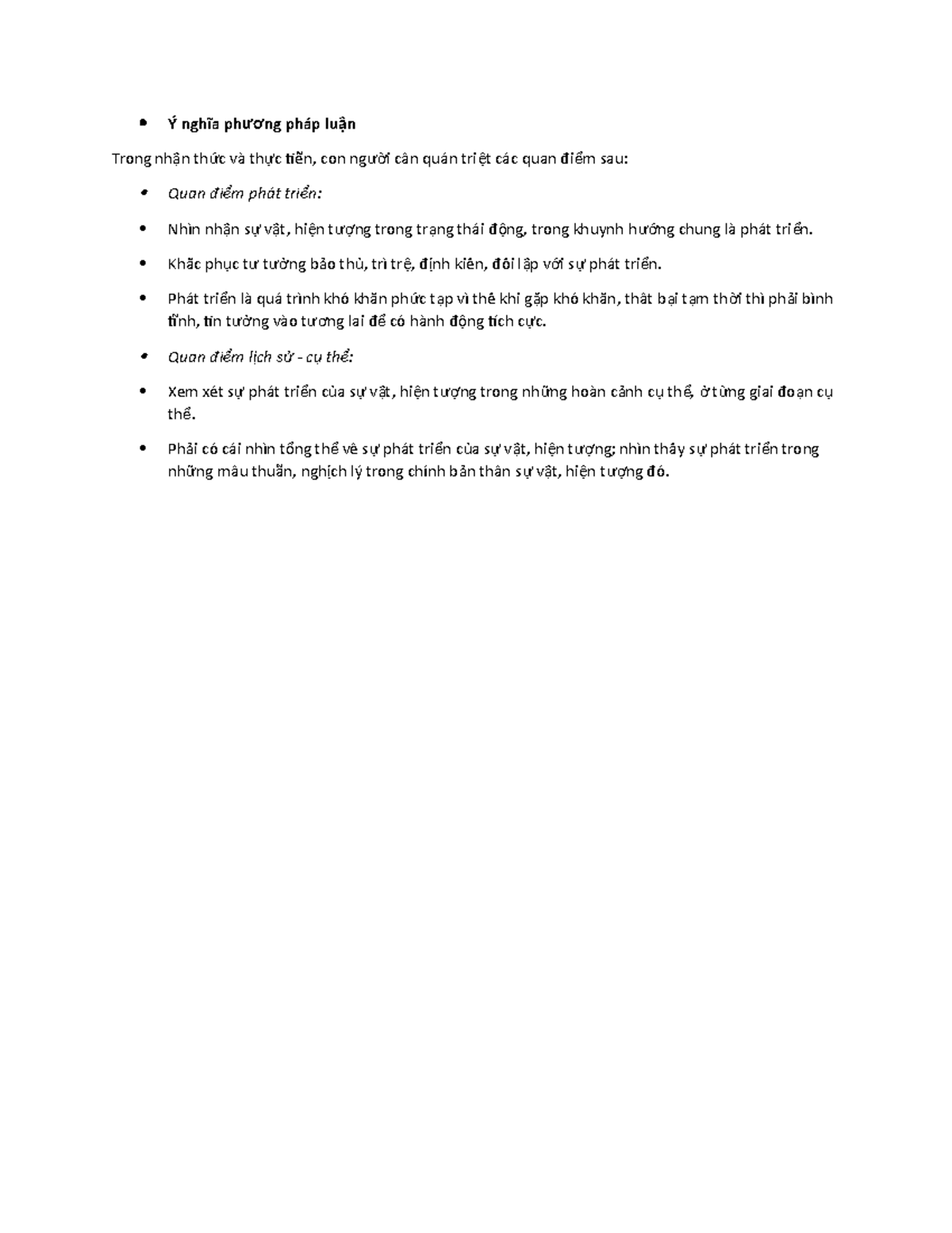 ý nghĩa pp luận - TÀI LIỆU HỌC TẬP - Ý nghĩa ph ương pháp lu n ậ Trong nh n th c và th c tễễn ...