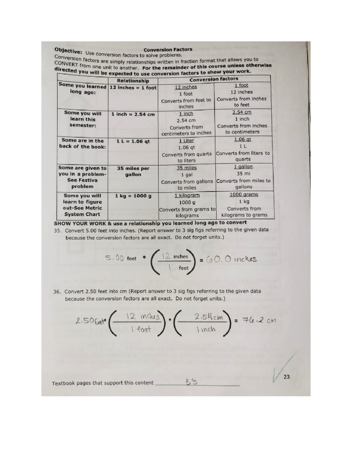 Chapters 1 and 2 pg.23 - Objective: a CONVERT fro directeg yo Use ...