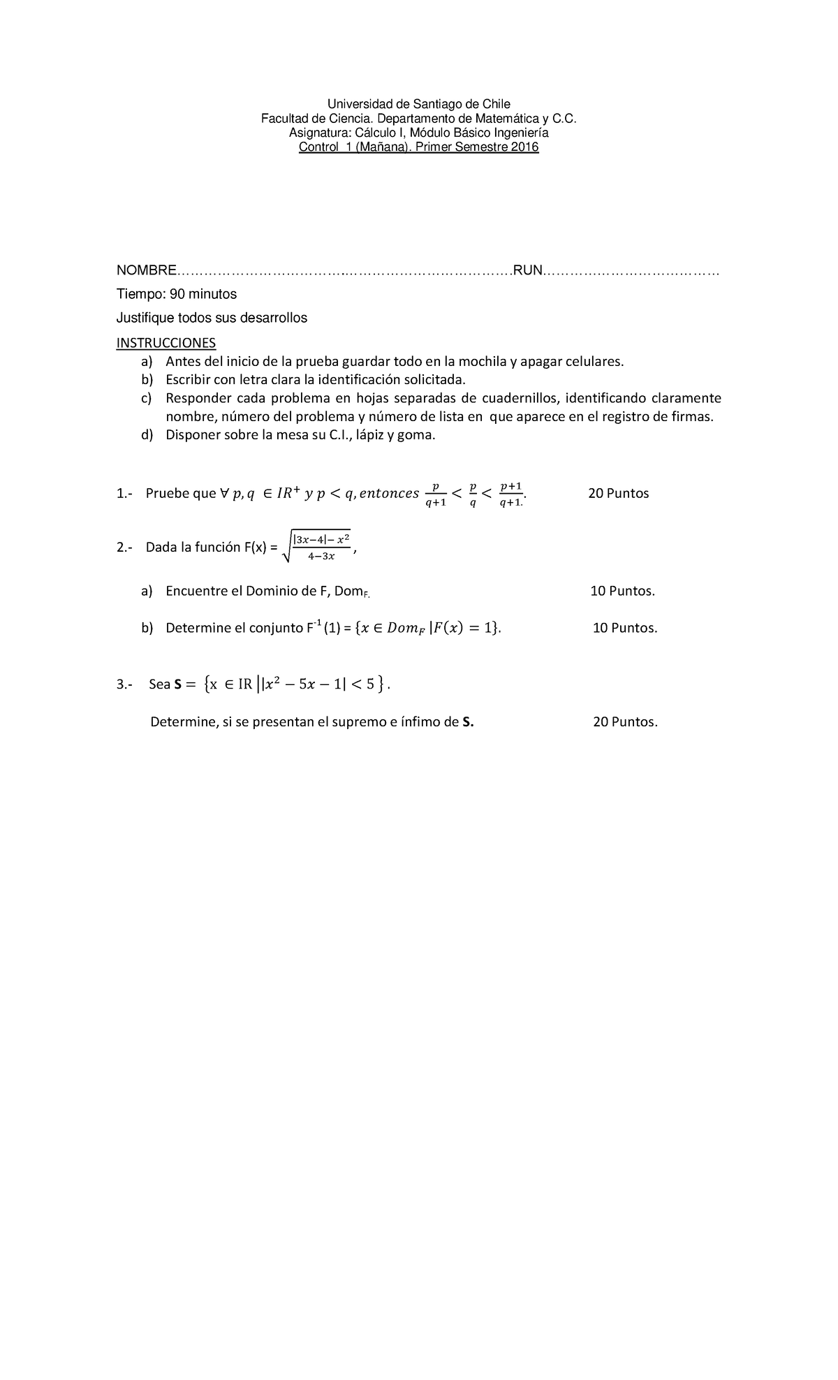 Examen 17 Marzo 2016, preguntas y respuestas - Warning: TT: undefined function: 22 Warning: TT ...