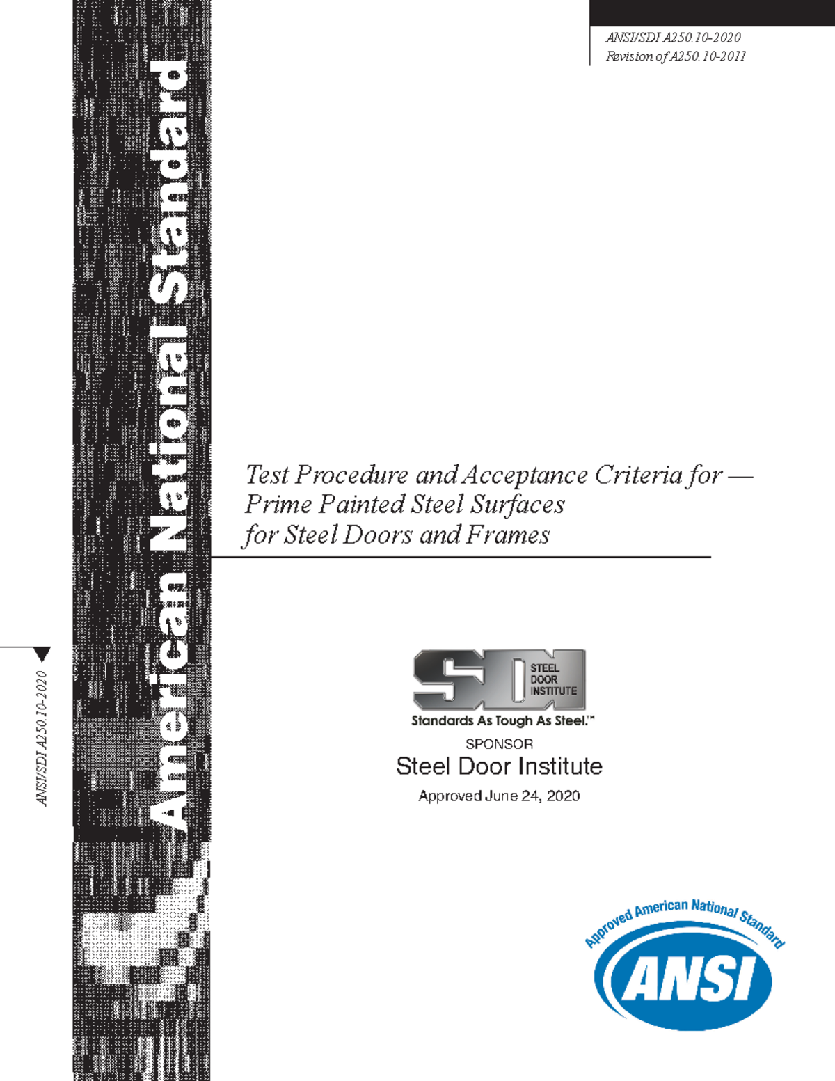 A250 10-1 - Norma - Test Procedure and Acceptance Criteria for — Prime ...