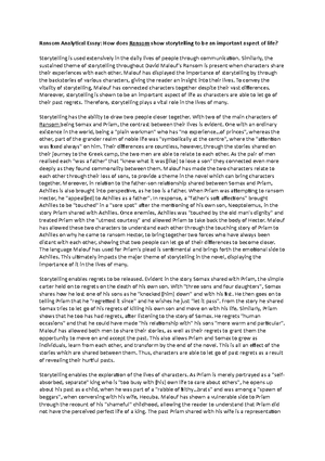 Structure for writing a comparative argument analysis - Studocu