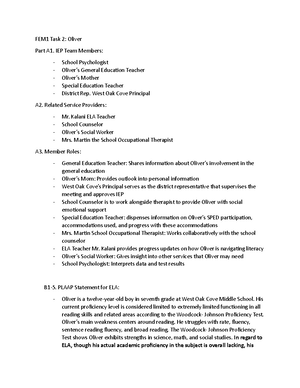Learner Case Study - FEM Learner Case Study Angela Madina’s Annual ...