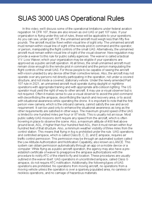 S UAS Case Studies - sUAS Case Studies In this presentation, we'll look ...