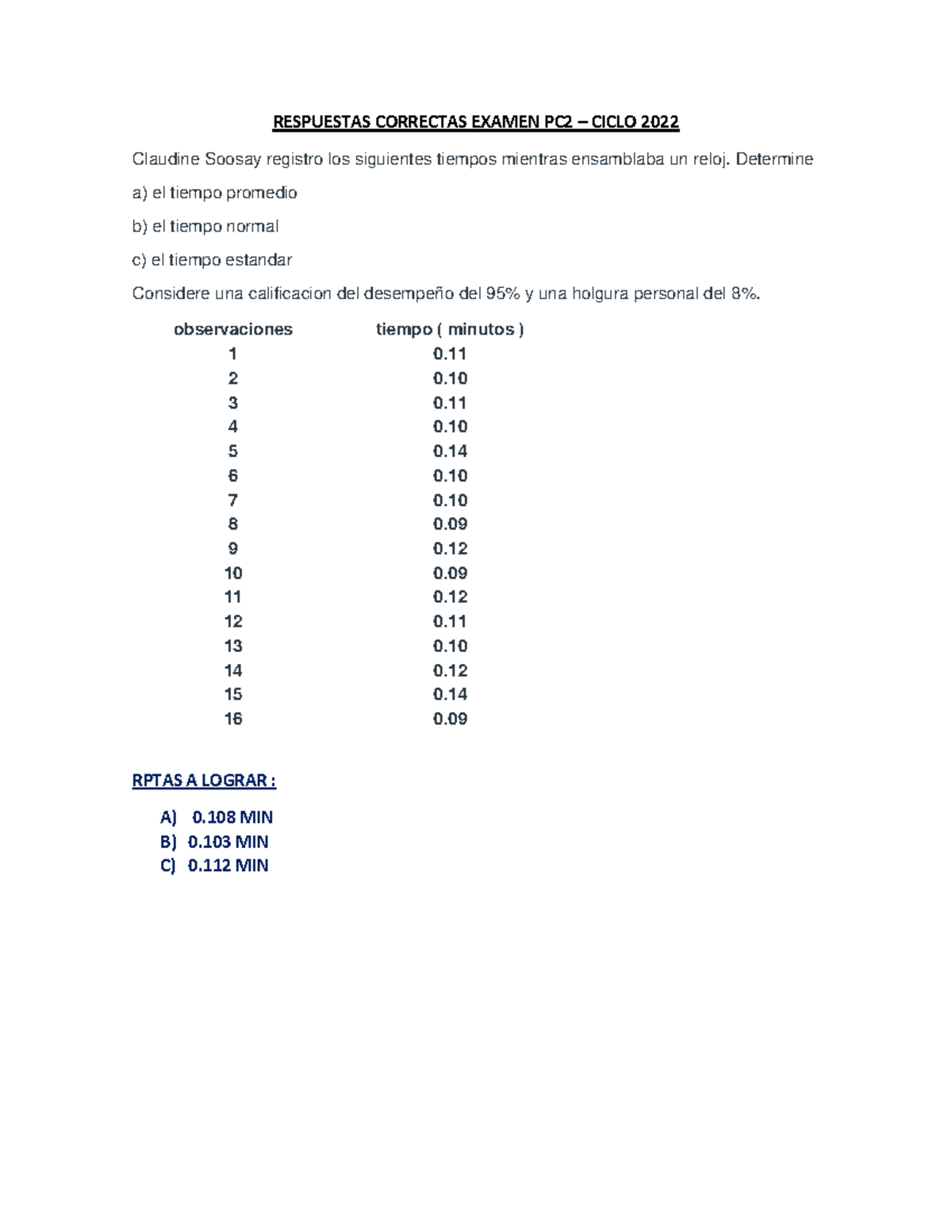 Respuestas ERGO Examen PC2 - 2022 - RESPUESTAS CORRECTAS EXAMEN PC2 ...