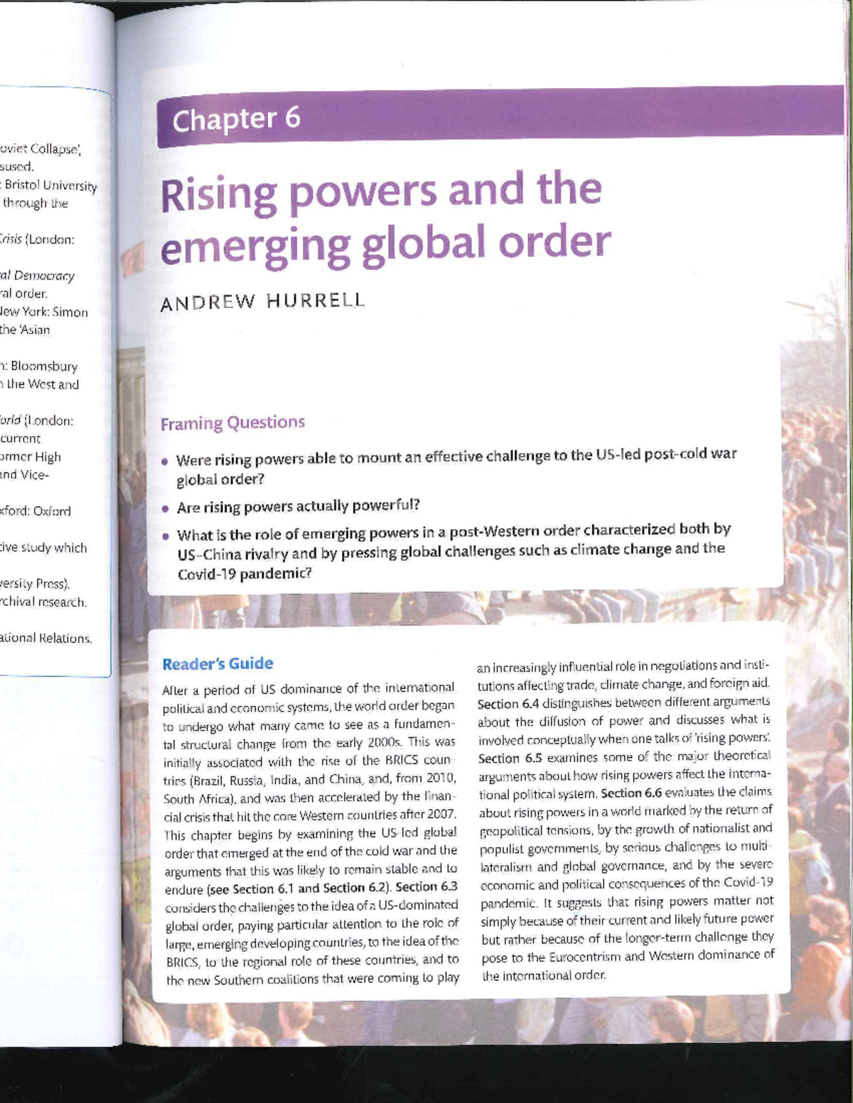 Rising powers - efweferverve - Chapter 6 I University gh the Rising ...