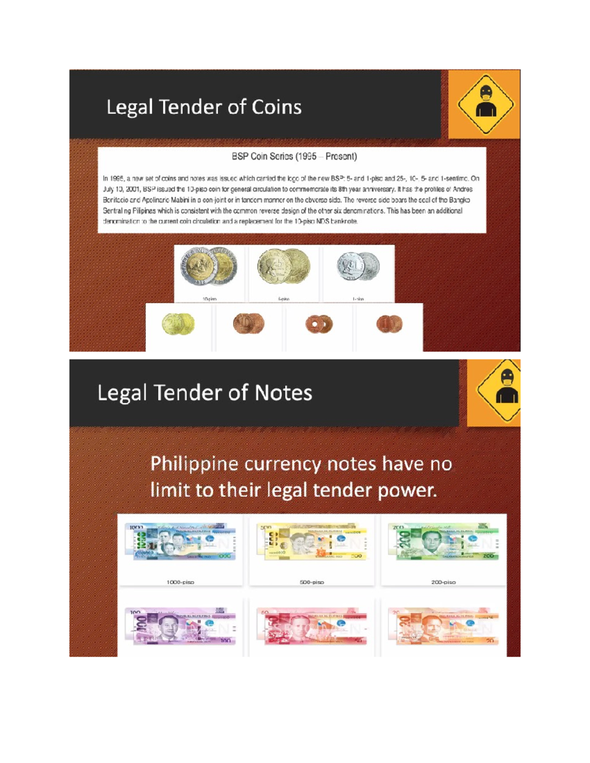 Legal tender & Money - Lecture notes 1 - Accounting - Studocu