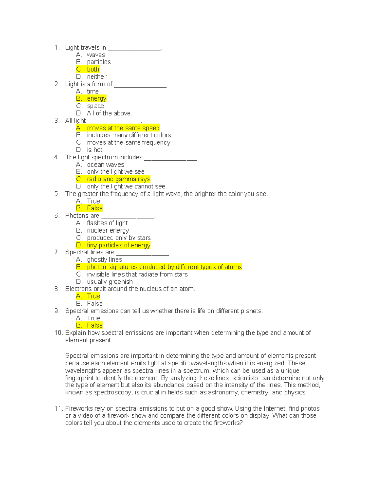 06.06B Atomic Spectra - International Schooling Physics Assignment ...