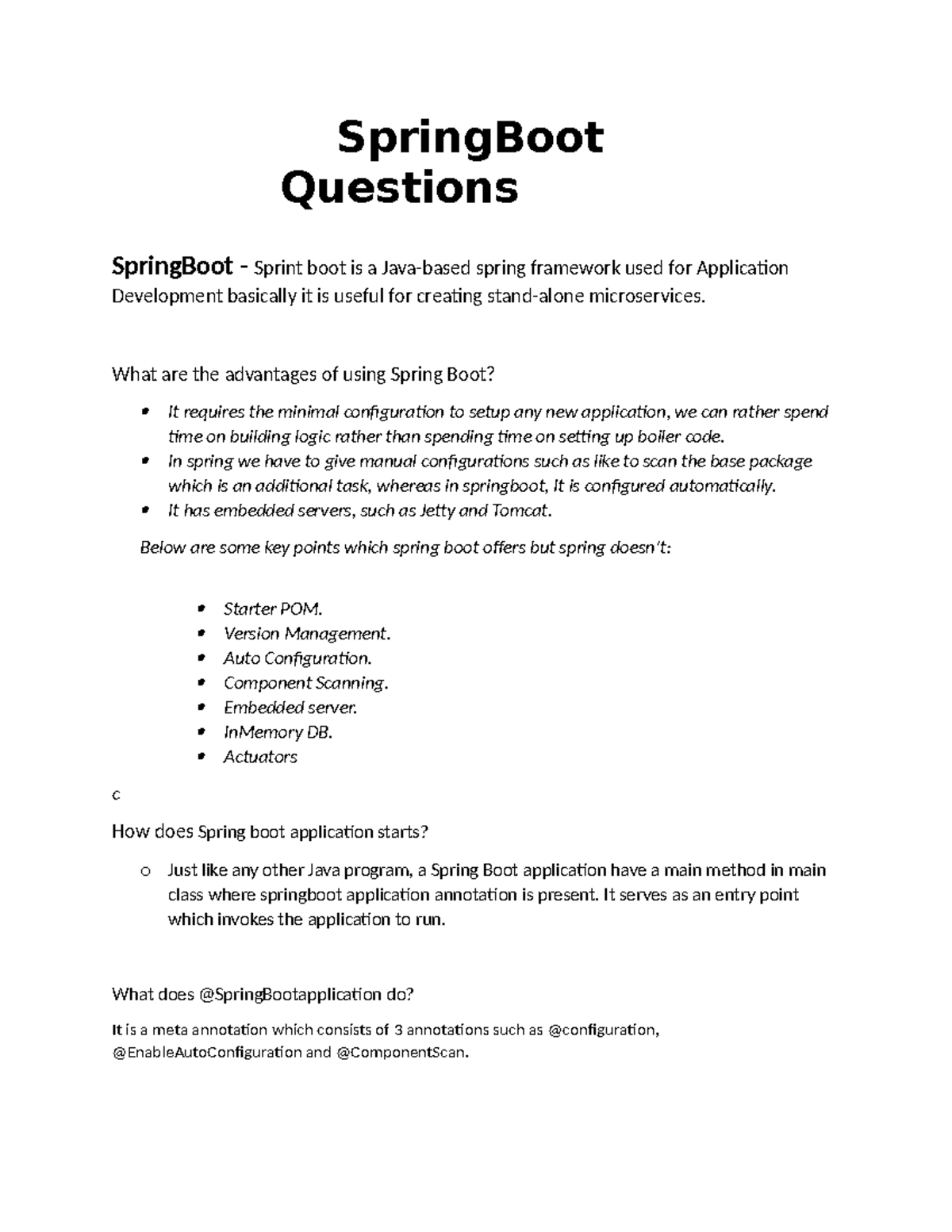 Spring Boot Questions - Asked Tech - SpringBoot Questions SpringBoot ...