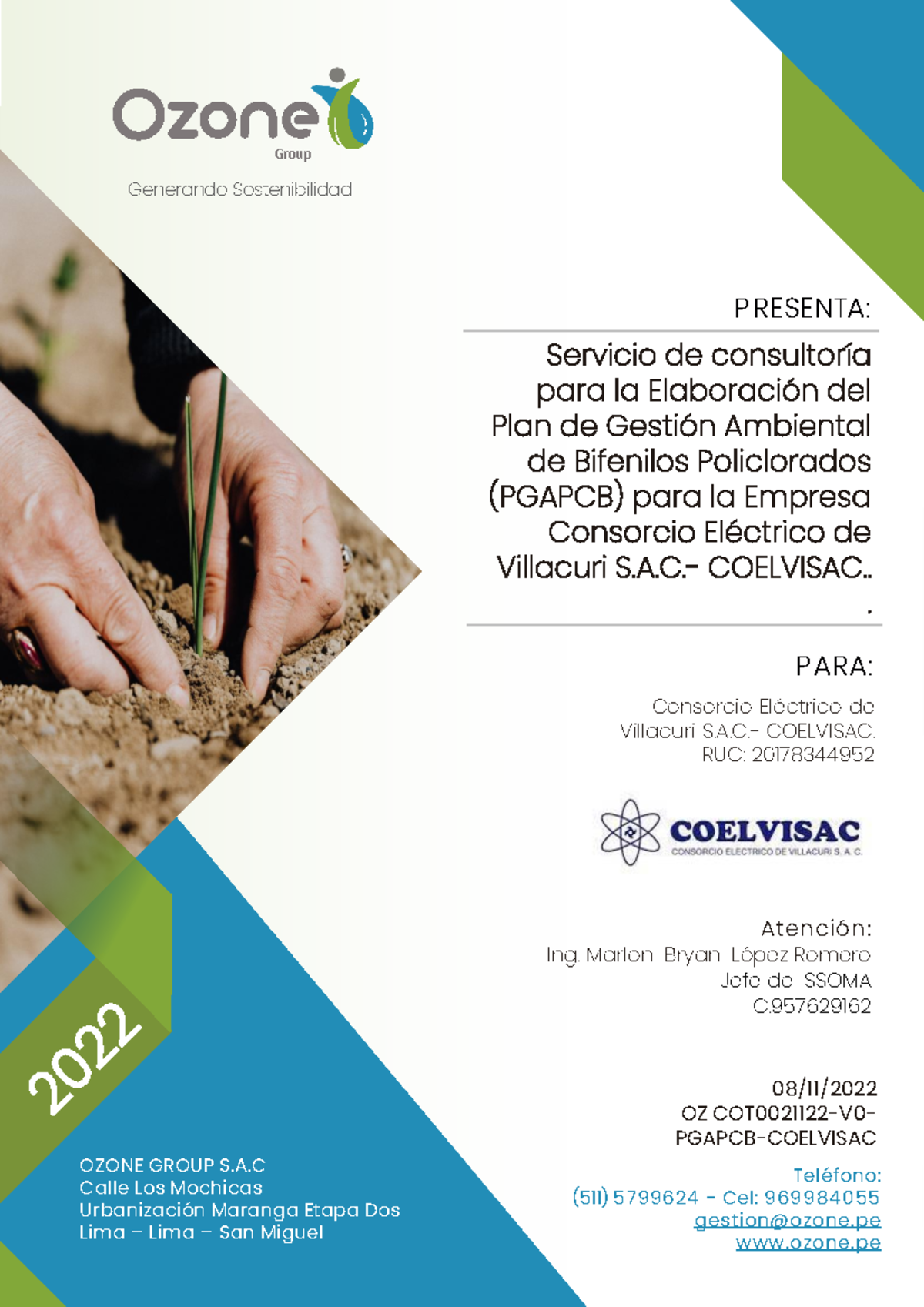Ozcot 0021122-V0- P. GEST. BENI P- Coelv - Servicio de consultoría para ...