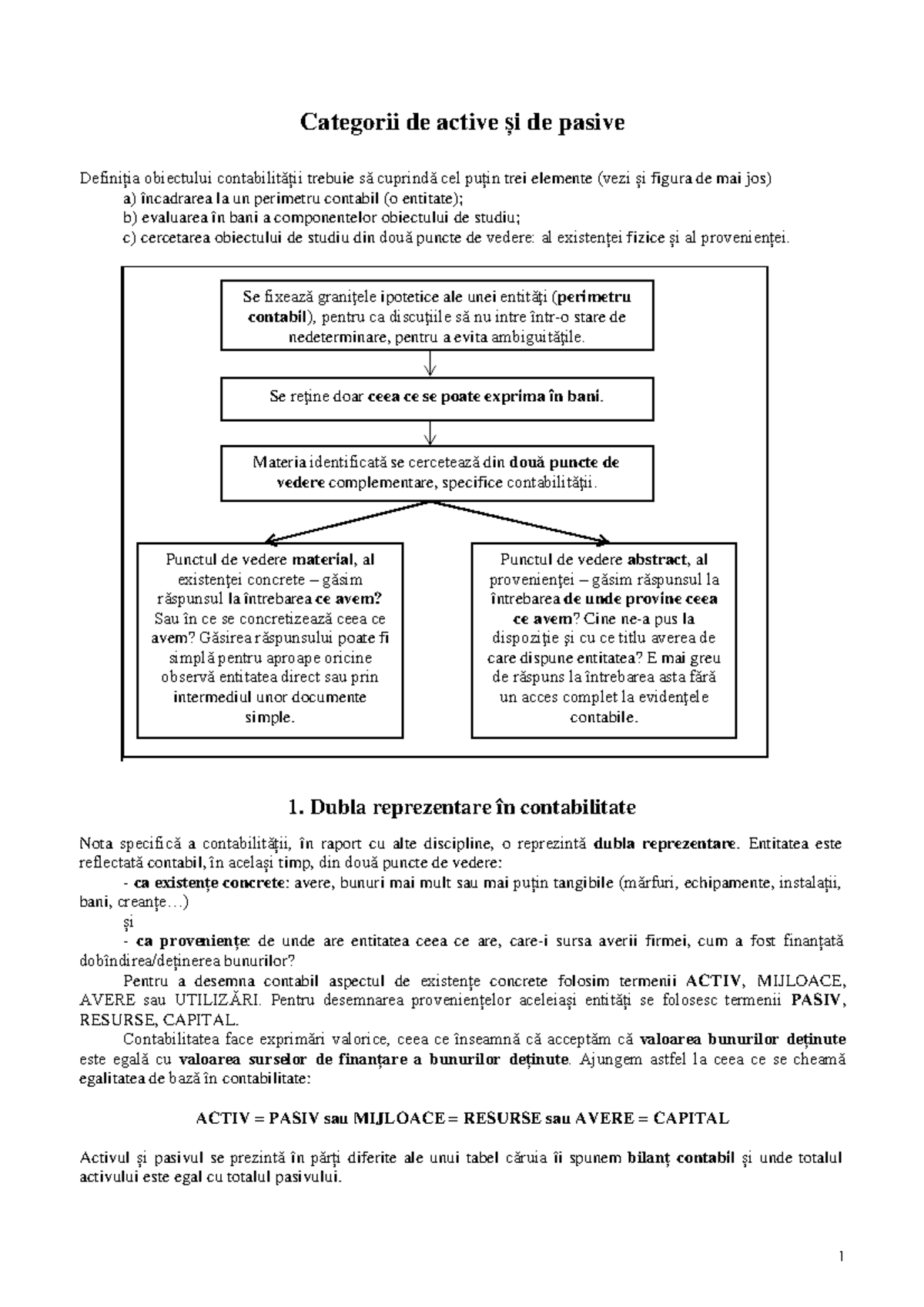 Active si pasive pentru seminar 2021 2022 1 - Expertiză Contabilă și ...