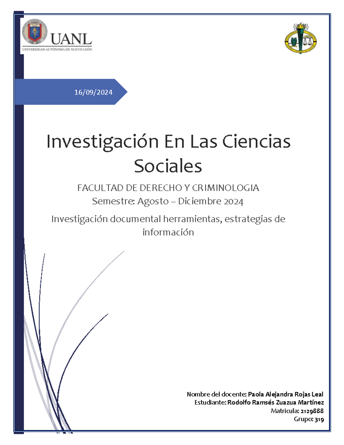 DOC-20241119-WA0044 - Ssdddd - 16 / 09 /202 4 Investigación En Las ...