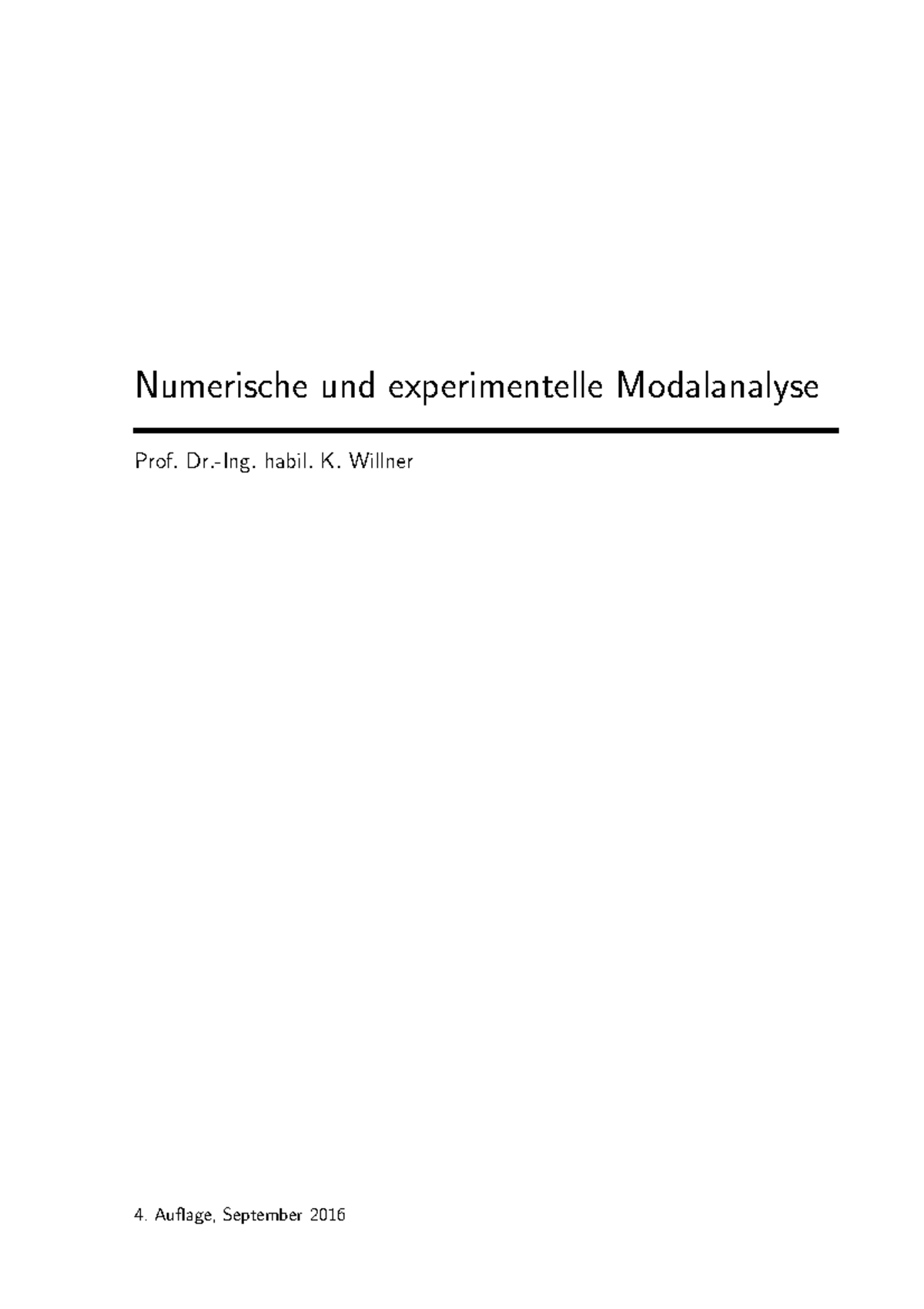 NEMA Vorlesungsskript WS2019 20 - Numerische und experimentelle ...