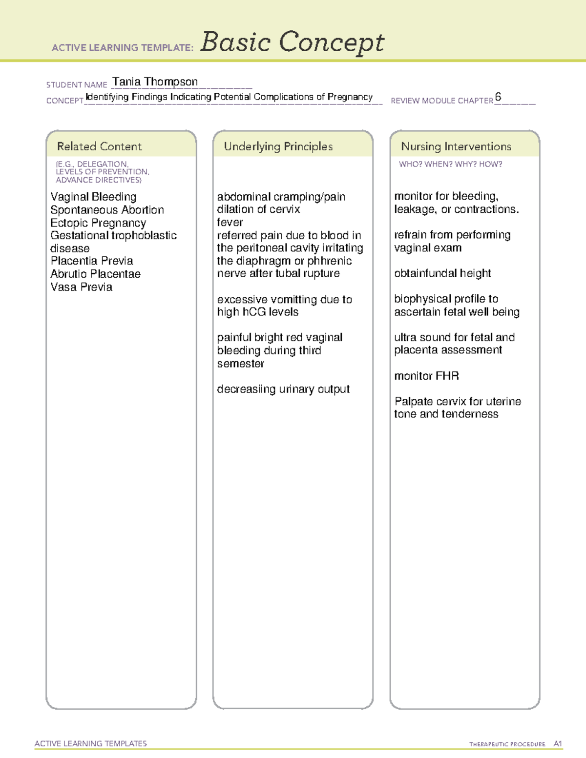 FR 10 - ati ATI focus review, maternity pediatric - NUR 2633 - ACTIVE ...