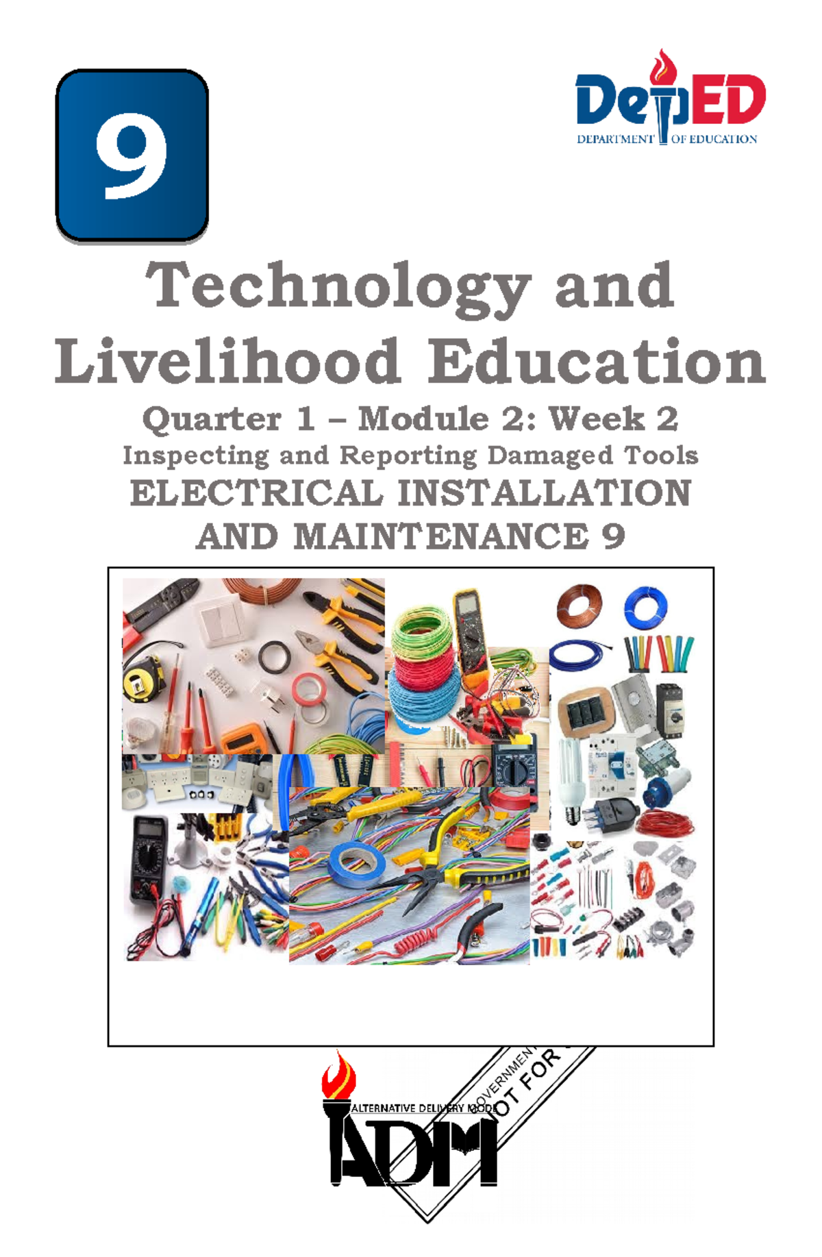 TLE 9 EIM MOD1 WK2 - Technology and Livelihood Education Quarter 1 – Module 2: Week 2 ...