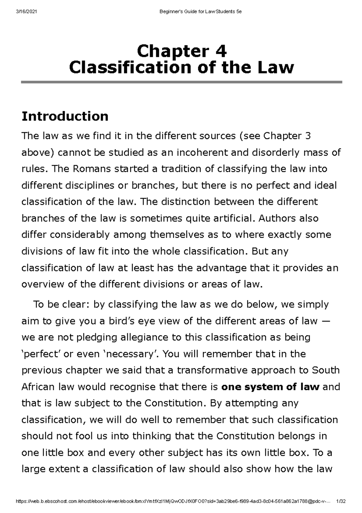Beginner s Guide for Law Students 5e Chapter 4 - - Studocu