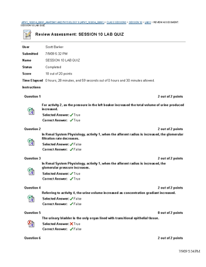 Lab 3 - Review Sheet 19 - Lab stuff - 69 5 R E V I E W S H E E T Vessel ...