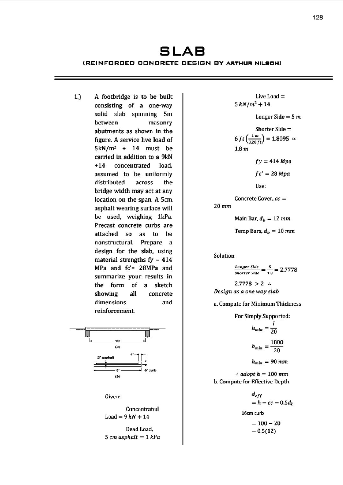 Slabs - BS CIVIL ENGINEERING - Studocu