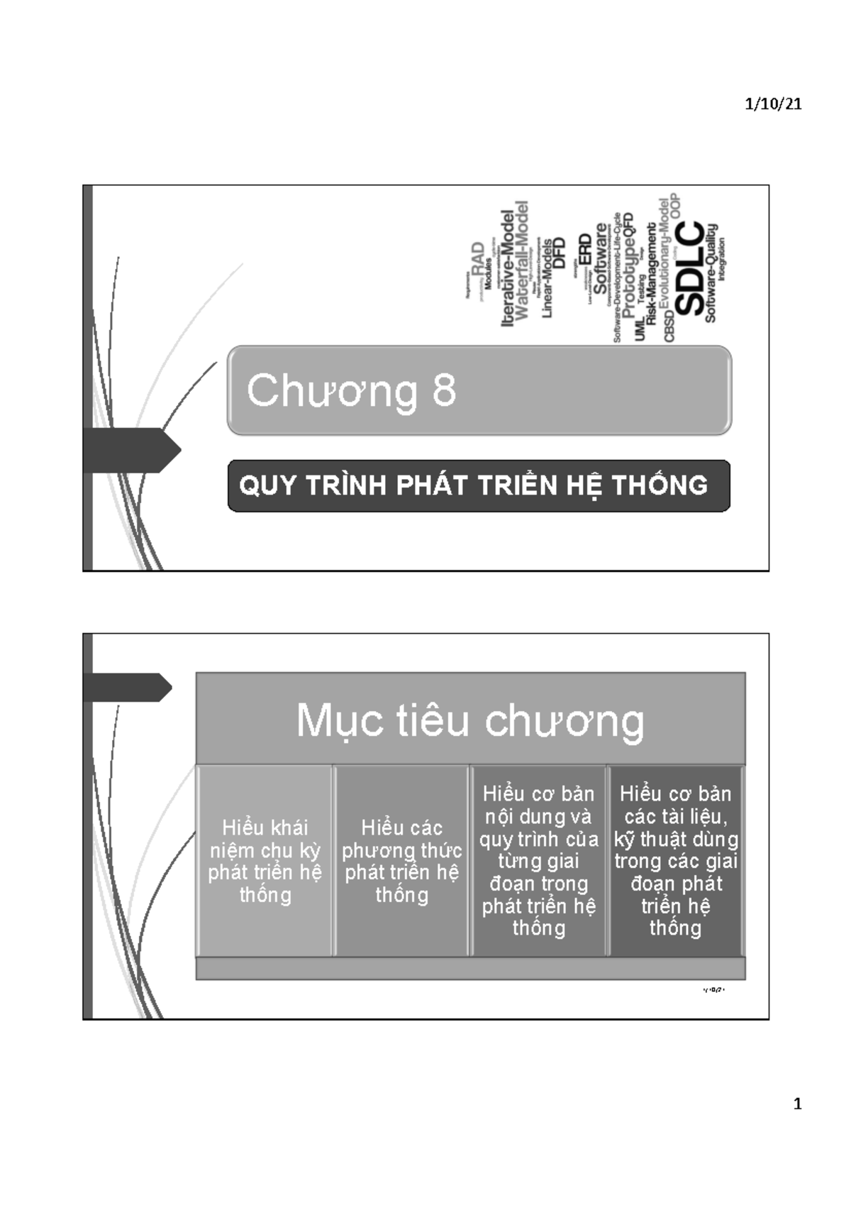 Ch8 SV 2021 - htttkt c8 - phát triniHißm chu k QUY TRÌNH PHÁT TRI thßChu khái ßngßn h M±ÿß ÿ ...