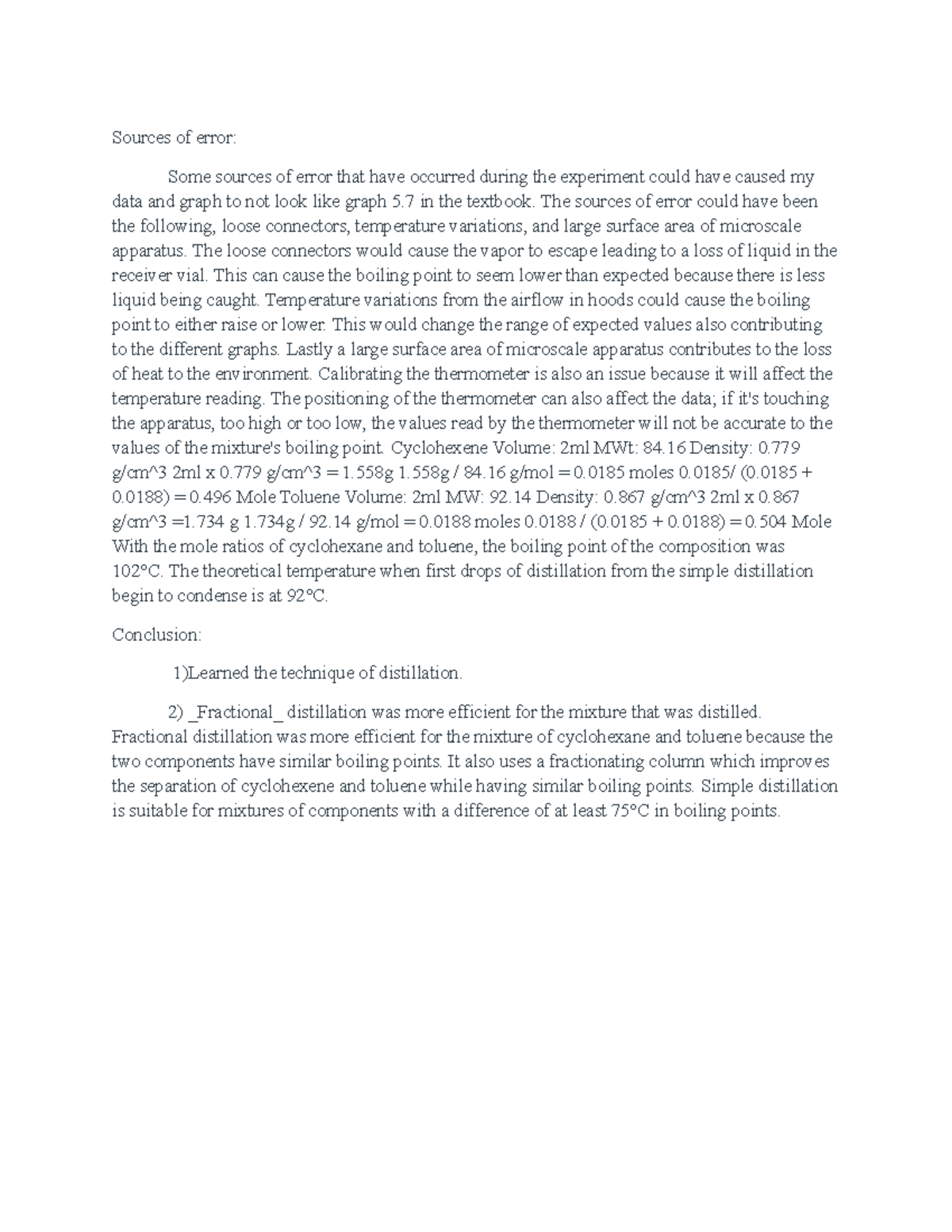 Sources of error - Google Docs - Sources of error: Some sources of ...