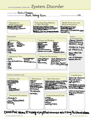 DVT concept map - complex - ACTIVE LEARNING TEMPLATES TherapeuTic ...