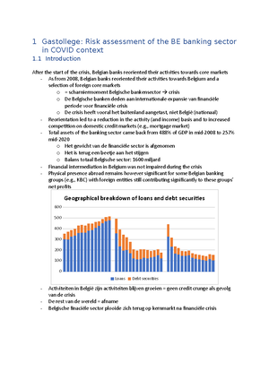 Eco notities hoofstuk 13 - 1. Inleiding Geldeconomie versus ...