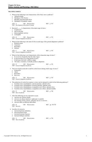 Exam View - Chapter 26 - Test material - Chapter 26: Endocrine Glands ...