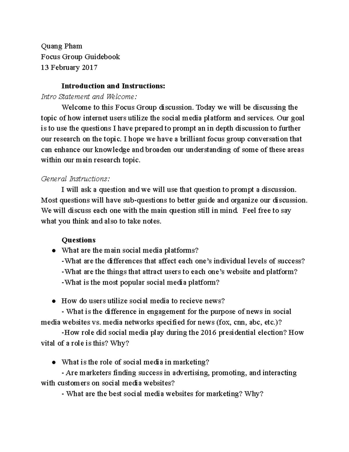 Focus Group Guidebook - Quang Pham Focus Group Guidebook 13 February ...