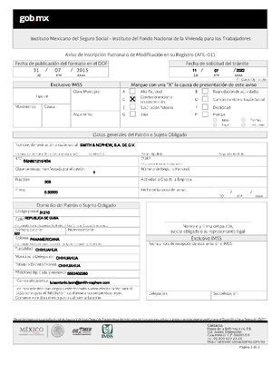 1607032154486507795403 - Homoclave del trámite IMSS-02- Fecha de ...