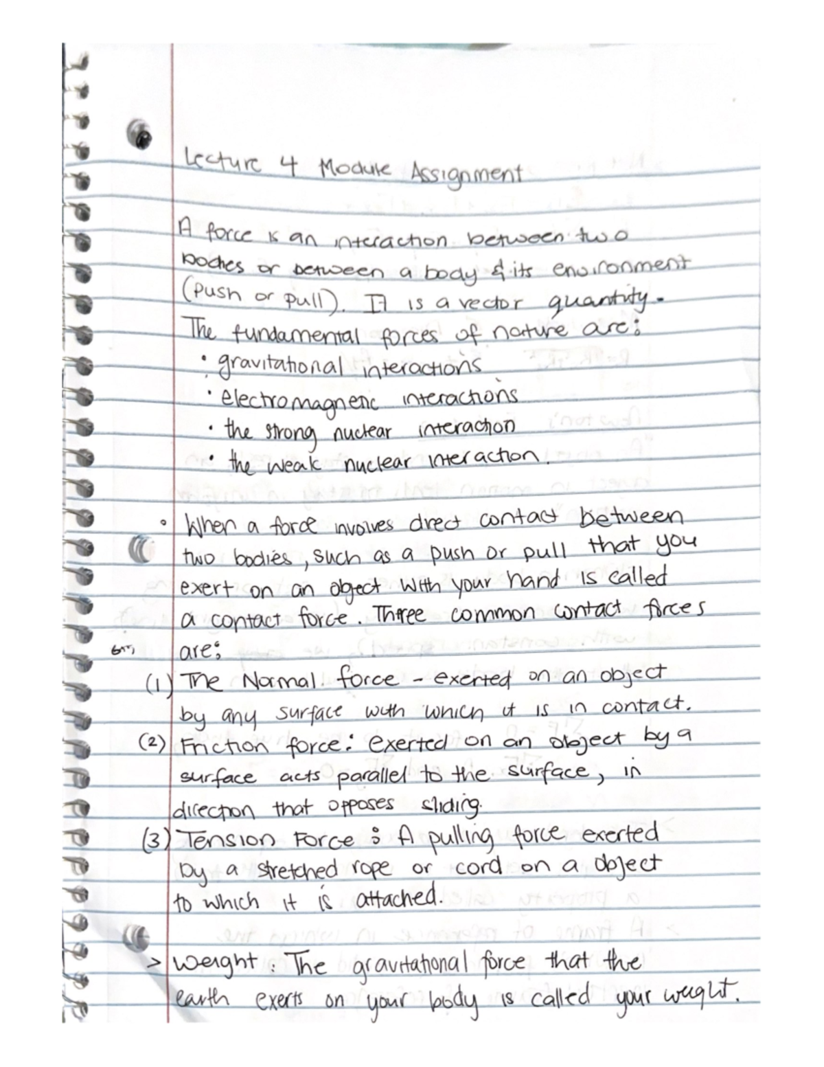 Module assignment 4 - PHY 2053C - Studocu