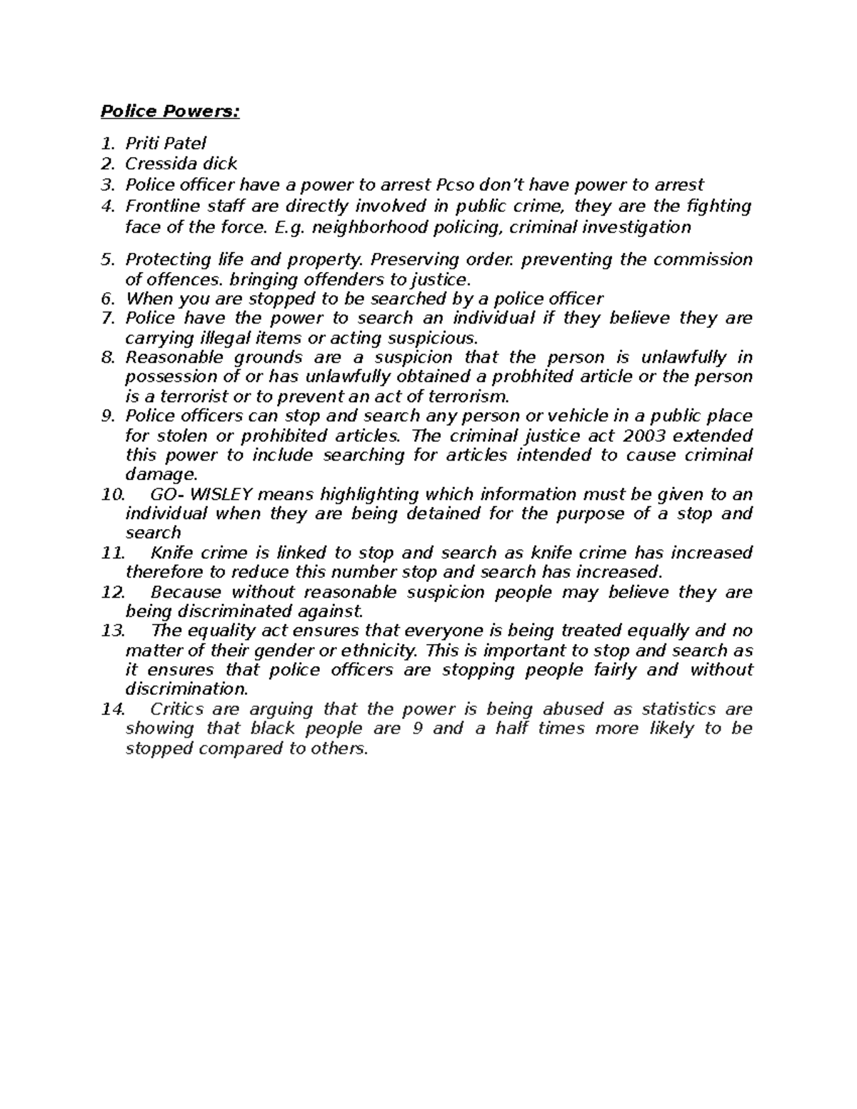 Police powers - Police Powers: Priti Patel Cressida dick Police officer ...