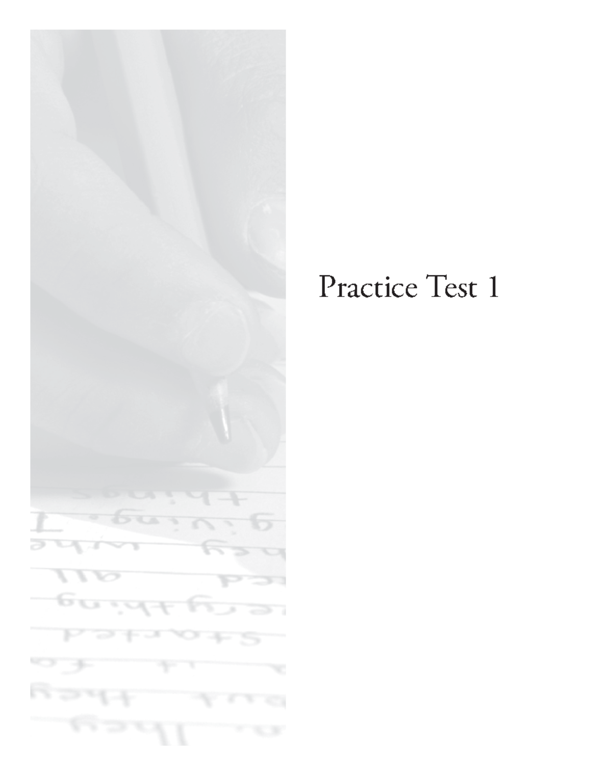 Practice Test 1 - Practice Test 1 0 | Cracking the AP Psychology Exam ...