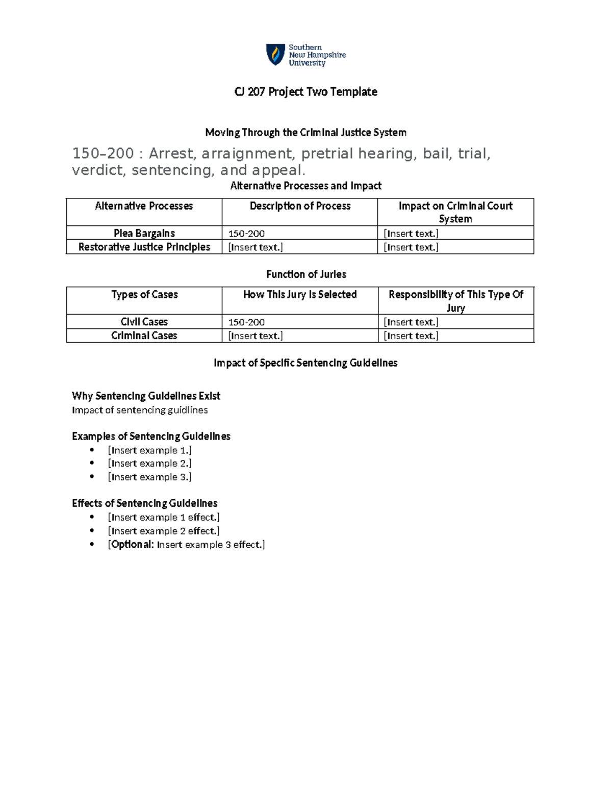 CJ 207 Project Two Template - CJ 207 Project Two Template Moving ...