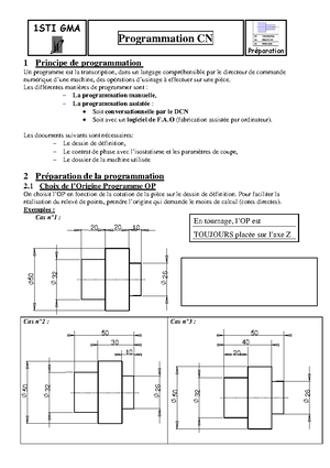 Cours 1 - Notions sur les machines-outils à commande numérique ...