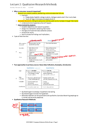 Lecture 12 Need Recognition and Information - The First Stage of ...