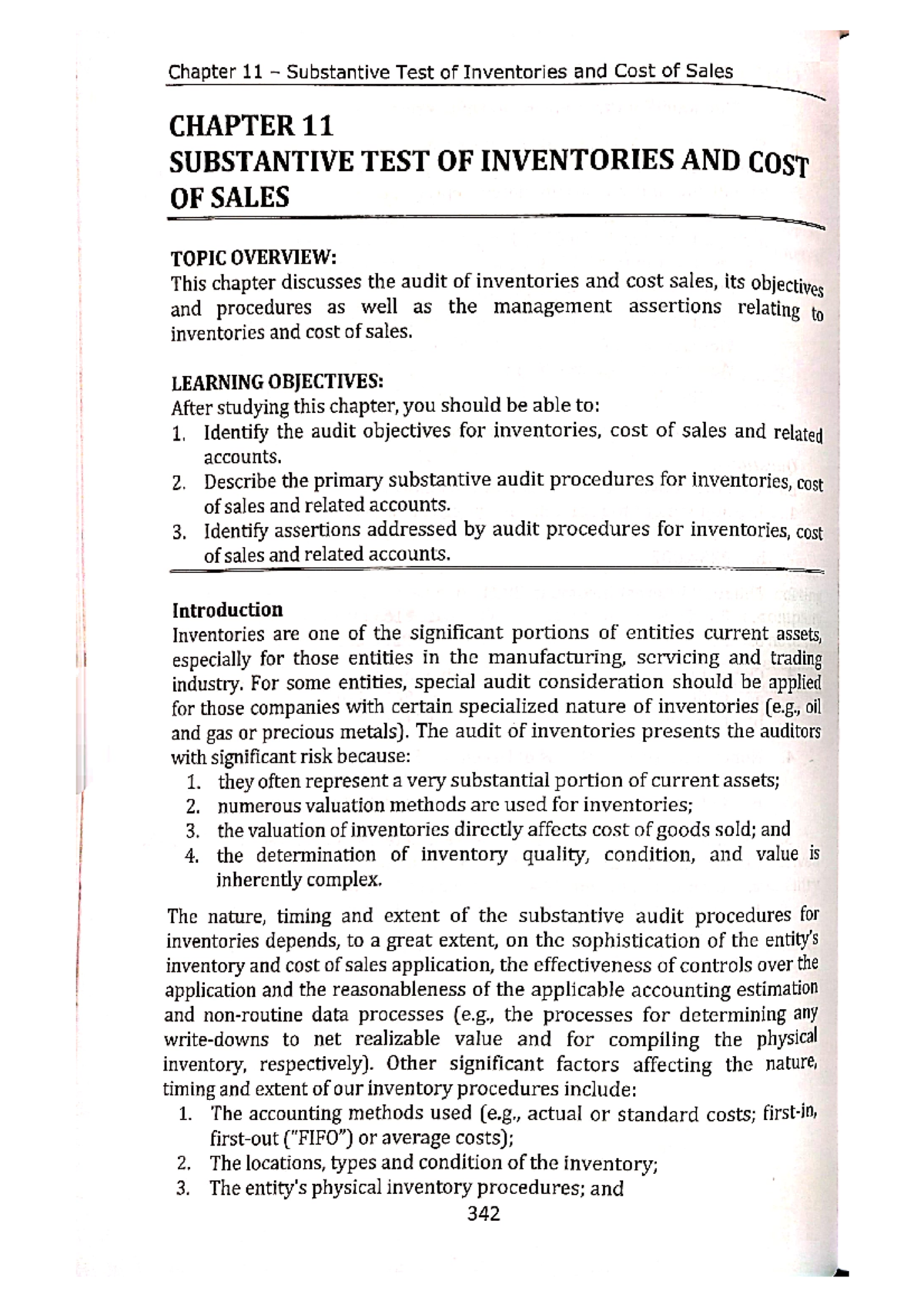 Chapter 11 - good2 - Auditing Problems - Studocu