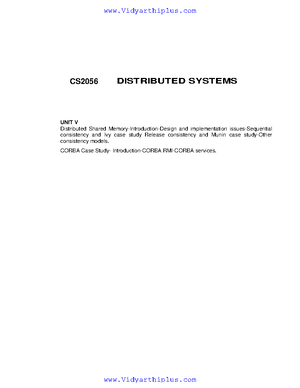 R18B - NOTES on distributed Systems - JAWAHARLAL NEHRU TECHNOLOGICAL ...