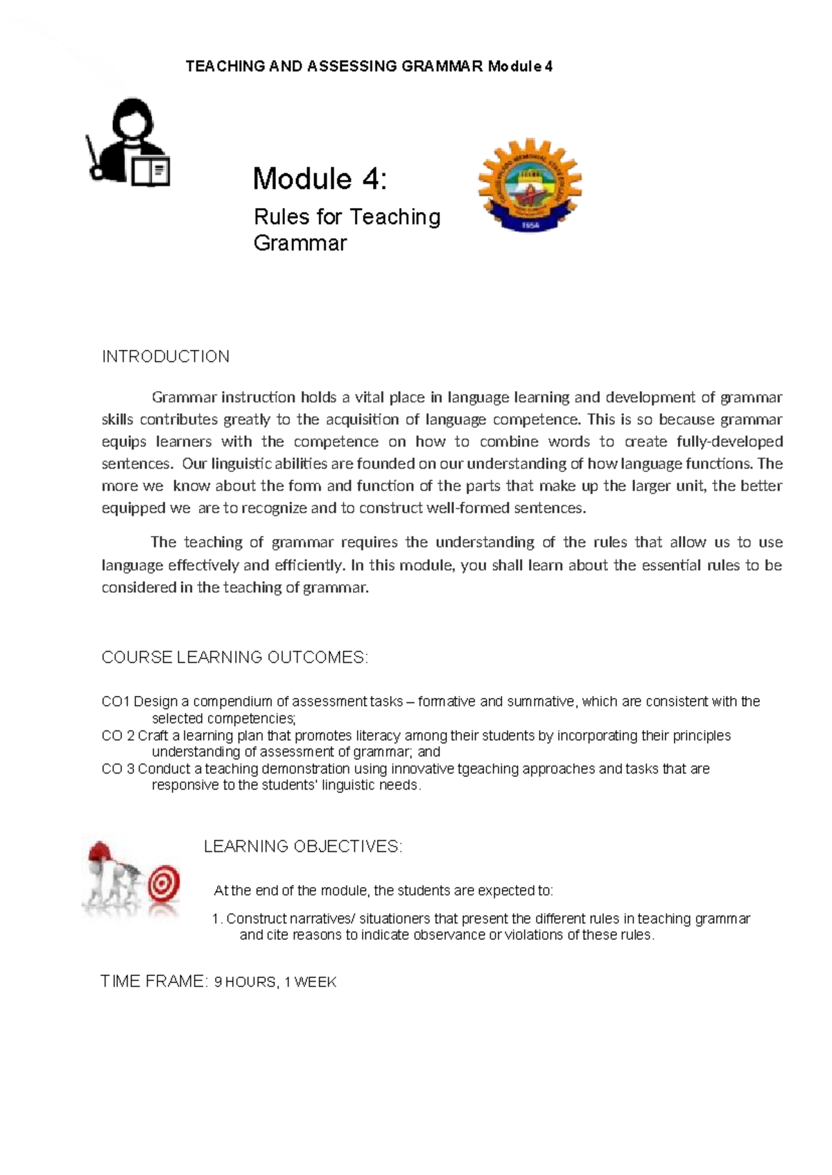 Module-4-Rules-for-Teaching-Grammar- for upload - 41 TEACHING AND ...