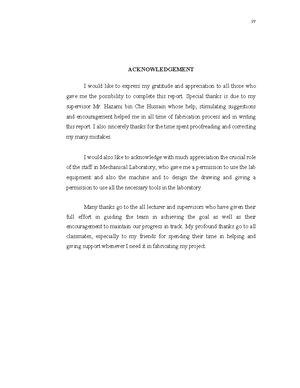 Professional Acknowledgement for Project Report - ACKNOWLEDGEMENT I ...