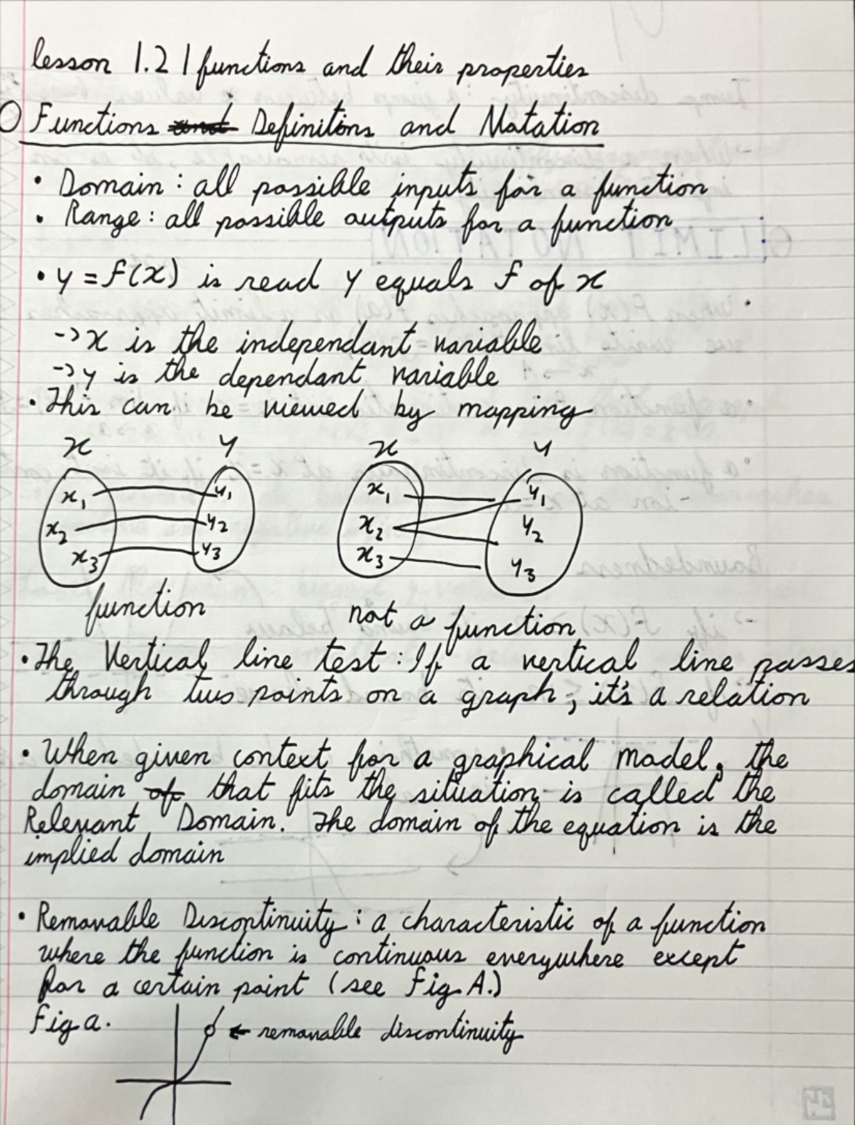 AP Pre-Calculus Lesson 1 - lesson 1 functions and their properties ...