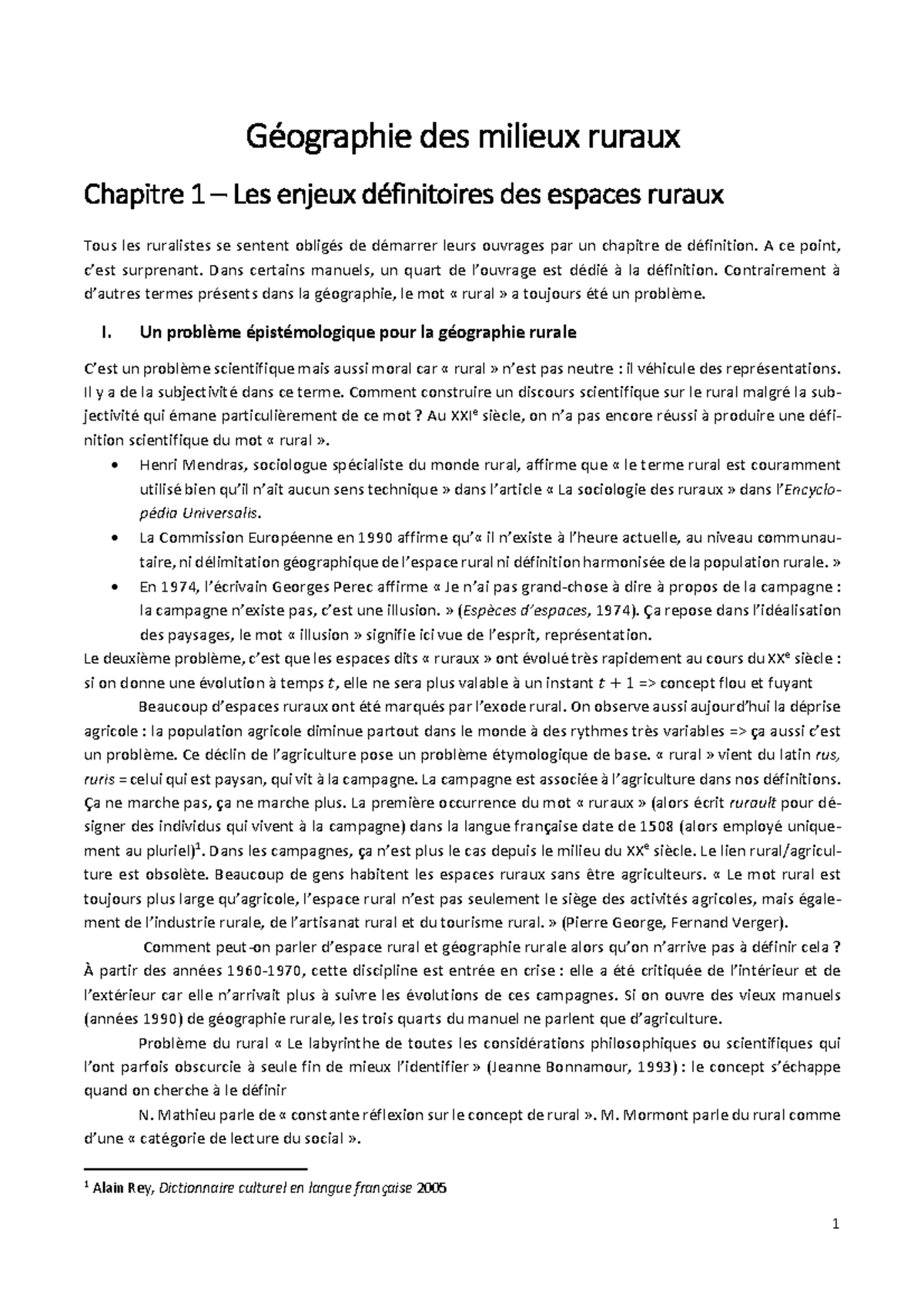 Géographie des milieux ruraux - Géographie des milieux ruraux Chapitre ...