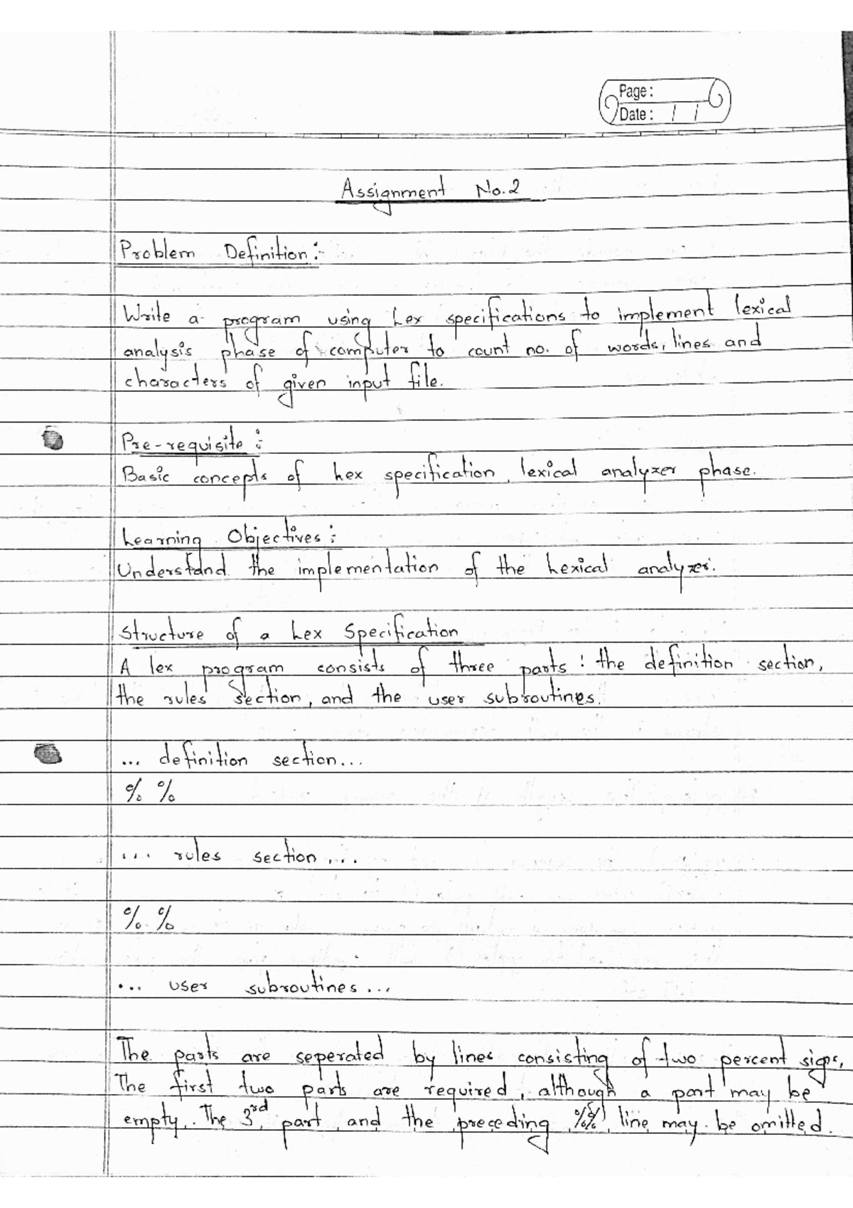 Assignment No.2 SPOS Sahil Patil 25 - Engineering - Studocu