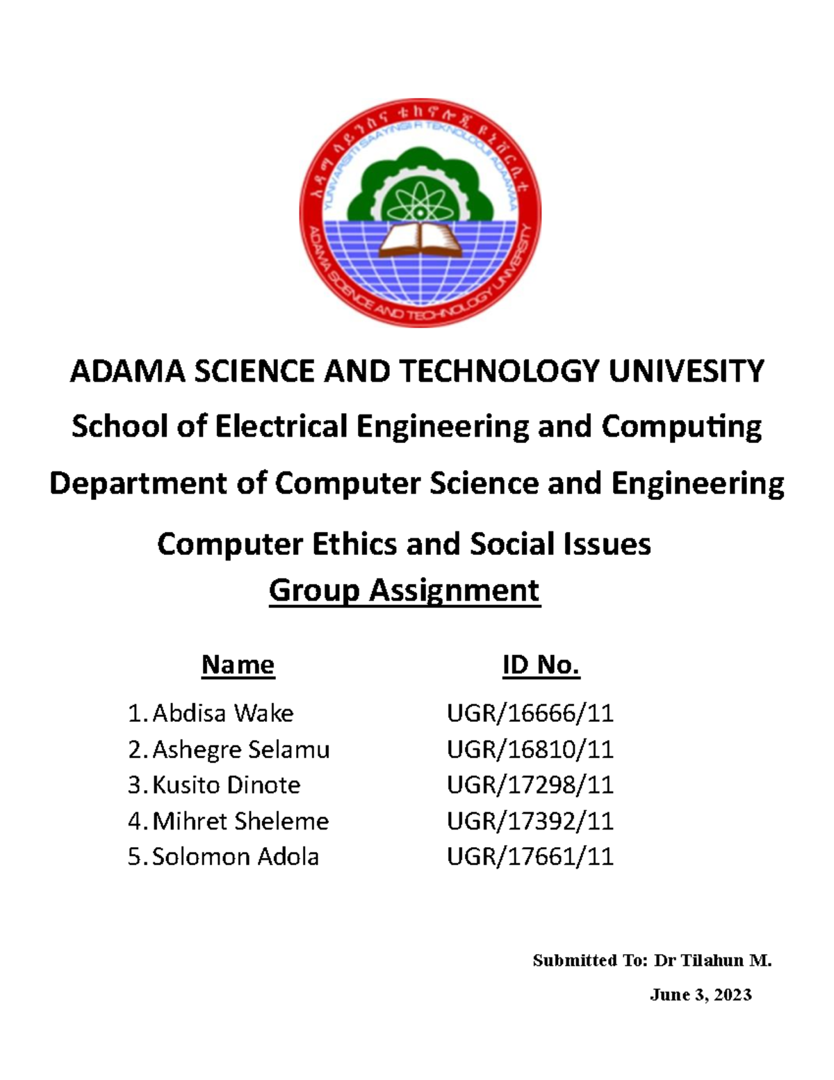Intellectual property - ADAMA SCIENCE AND TECHNOLOGY UNIVESITY School of Electrical Engineering ...