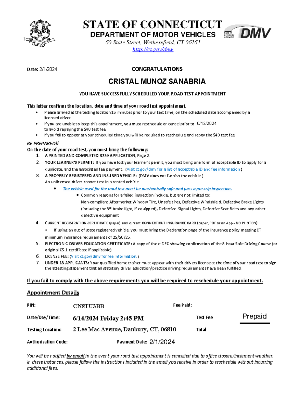 Get R229Form - done - STATE OF CONNECTICUT DEPARTMENT OF MOTOR VEHICLES ...