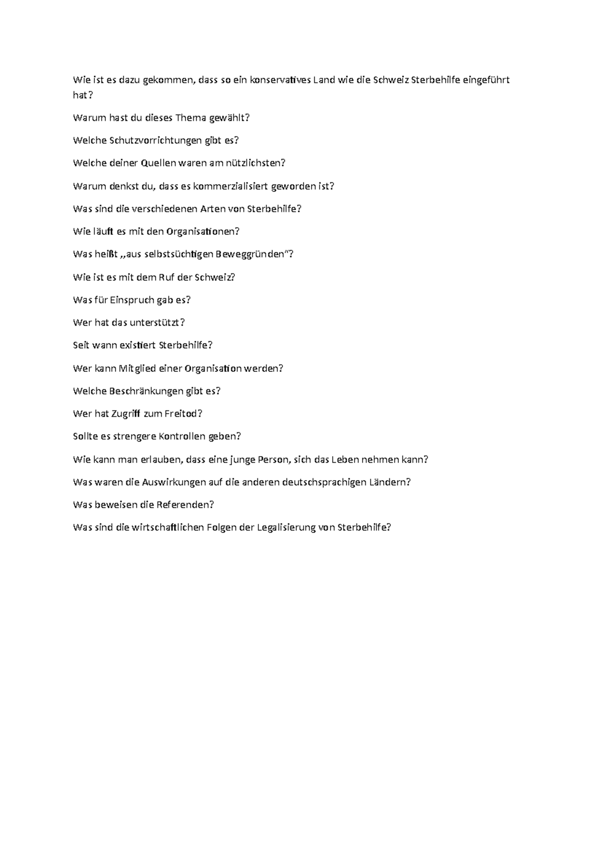 German IRP Questions - Wie ist es dazu gekommen, dass so ein ...