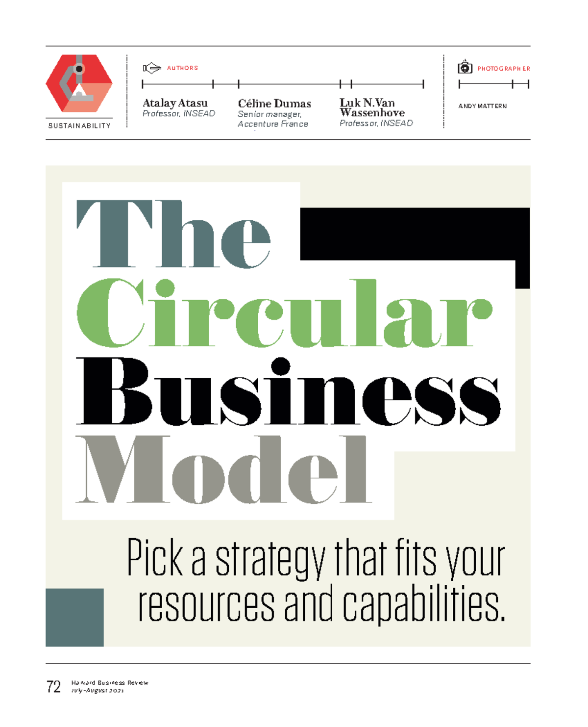 10. The Circular Business Model - AUTHORS SUSTAINABILITY The Circular ...