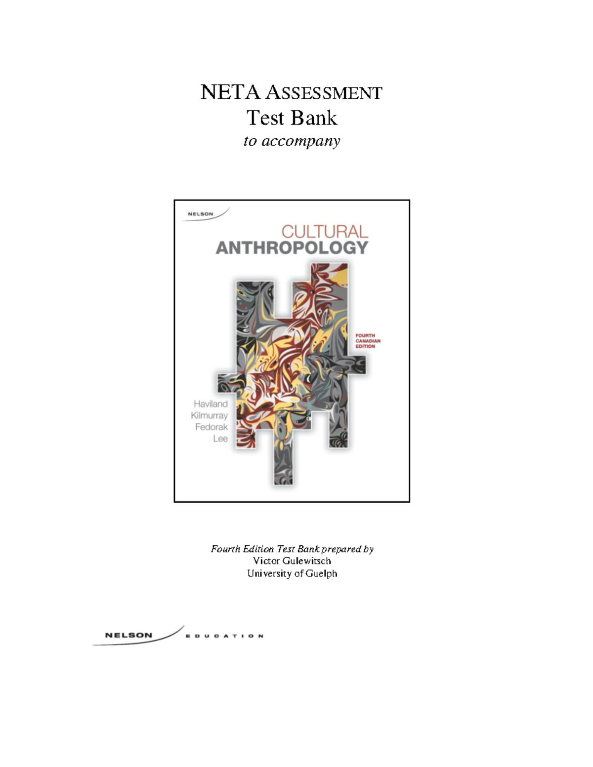 Haviland NETA TB FM and preface - NETA ASSESSMENT Test Bank to ...