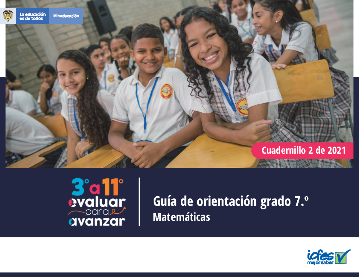 Guia PC-Matematicas-7-2 - Guía de orientación grado 7.º Cuadernillo 2 ...