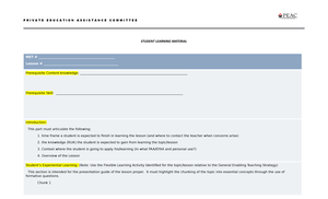Adaptive Teaching Guide Template - P R I V A T E E D U C A T I O N A S ...